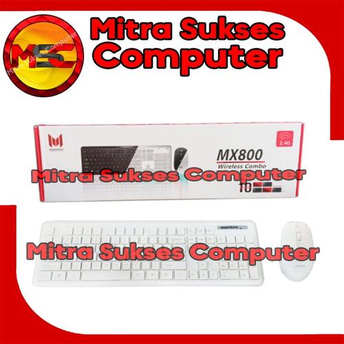 Jual Keyboard + Mouse Wireless Maxtech Mx800 - Kota Medan - Mitra ...