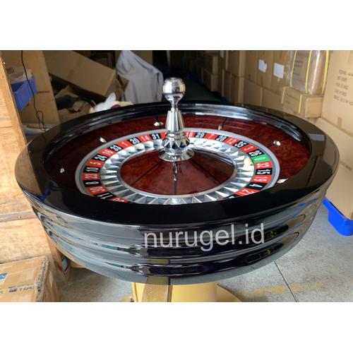 Jual Premium Solid Wood Roulette Wheel 32 Inch Casino Grade Meja Rolet ...