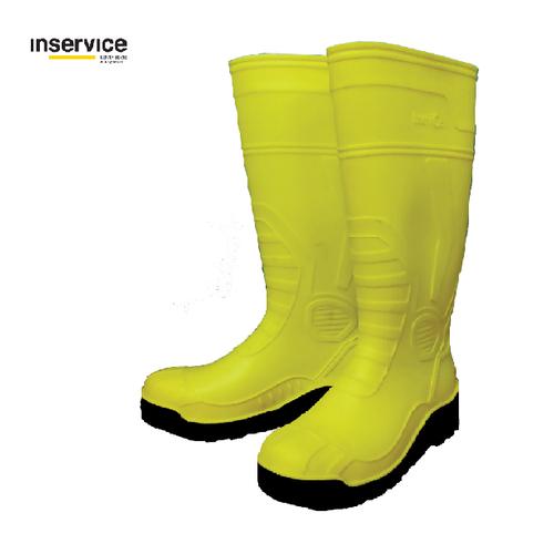 Jual Sepatu Boot/Sepatu Safety PVC Rubber Boot INSERVICE S4 - 41 - Kota ...