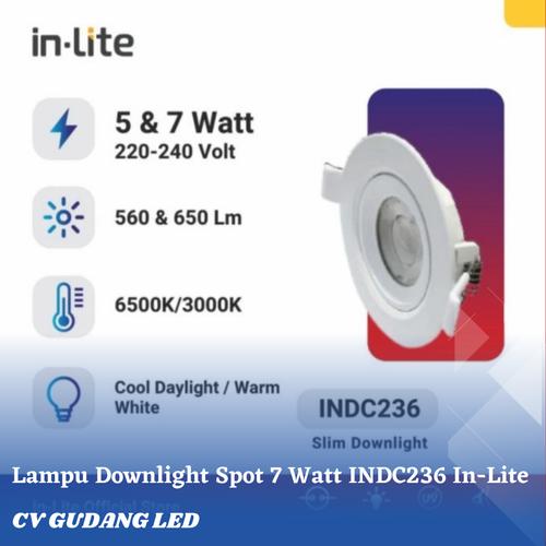 Jual Lampu Downlight Spot 7 Watt INDC236 In-Lite - Kab. Sleman - CV ...