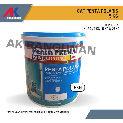 Jual Cat Tembok / Dinding Penta Prima Polaris 5 KG - Kota Palembang ...
