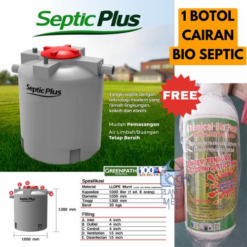 Jual SEPTIC PLUS Tangki Septic Tank 1000L / Tandon - Kota Denpasar ...