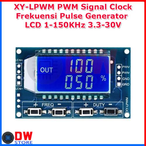 Jual XY-LPWM PWM Signal Clock Frekuensi Pulse Generator LCD 150KHz 3-30V - Kab. Bandung - DW ...