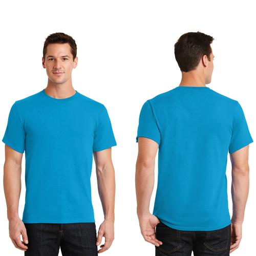 Jual Kaos Polos Warna Biru Turkish Pria dan Wanita Lengan Pendek - Biru ...