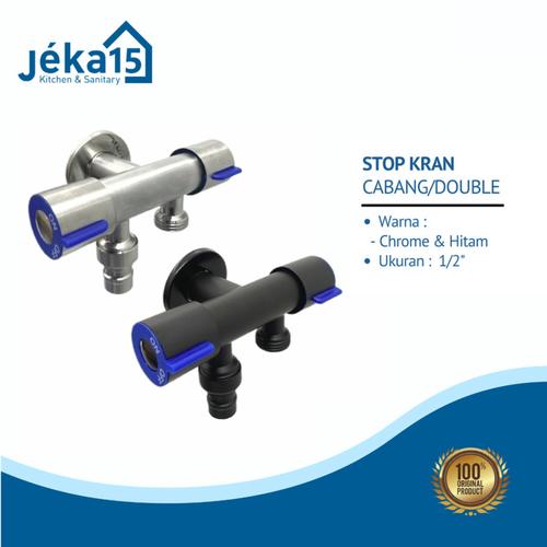 Jual Stop kran Cabang//Stop Kran T//Stop Kran Double//BEAUFORT 1/2 Inch ...