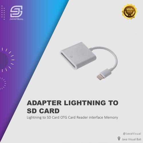 Jual Adapter Lightning to SD Card OTG Card Reader interface Memory ...
