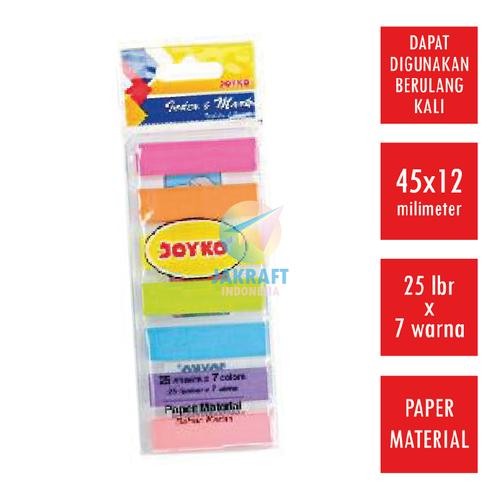 Promo Memo Tempel Index Mark JOYKO IM-32 Sticky Note Isi 175 (4.5 x 1.1 ...