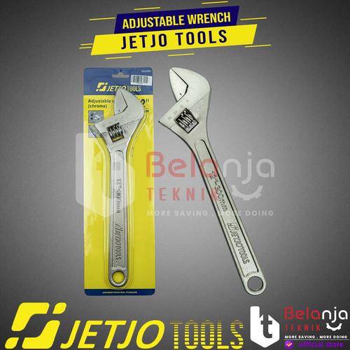 Jual JETJO TOOLS Kunci Inggris 12 Inch Adjustable Wrench 12" Kunci Bago ...