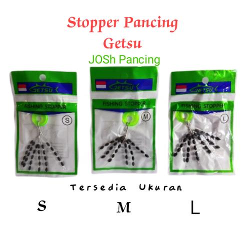 Jual Stopper Pancing isi 30 pcs Getsu Fishing Stoper Karet - S - Kota ...