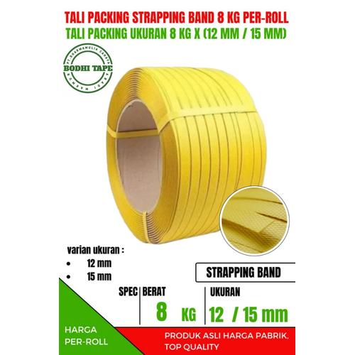 Jual Tali Pengikat Strapping Band 8 Kg Warna Kuning / Tali Klem / Tali ...