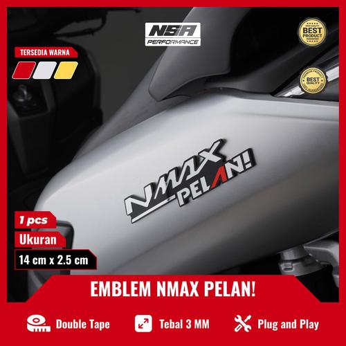 Jual 1PCS EMBLEM NMAX PELAN LOGO NMAX TIMBUL STIKER MOTOR YAMAHA NMAX ...