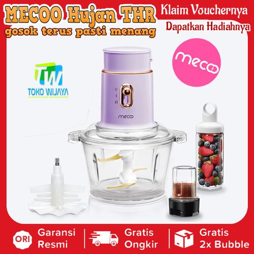 Jual MECOO CHOPPER Most Aesthetic 5 in 1 Odorless 250 Low Watt Blender ...