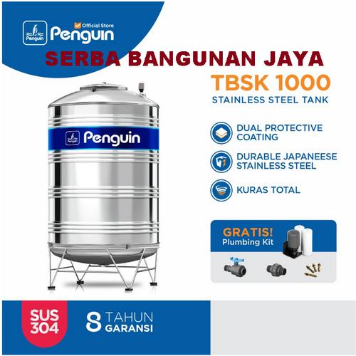 Jual PENGUIN TBSK 1000 Ltr STAINLESS STEEL WATER TANK / TOREN TANGKI ...