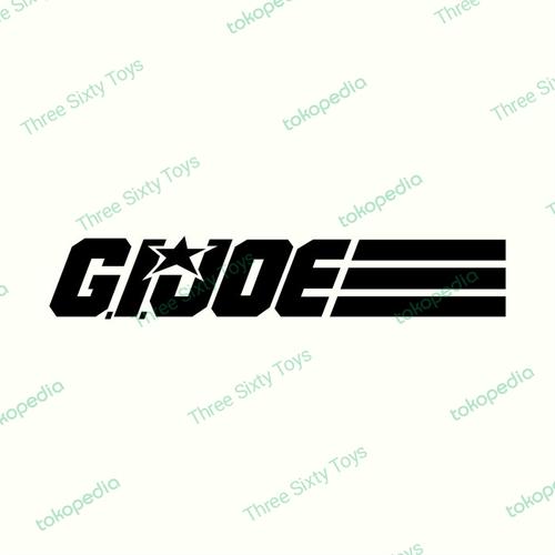Jual Cutting Sticker GI JOE GIJOE Teks Logo Vinyl Oracal - Putih ...