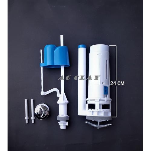 Jual Pelampung Kloset Duduk Tabung Tinggi + Tombol Bilas 2 Flush ...