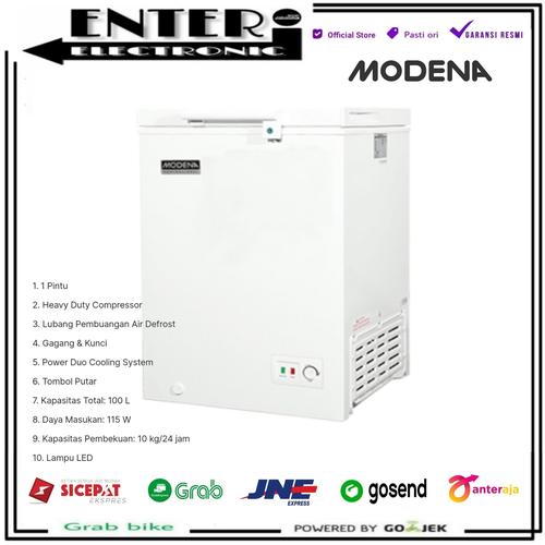 Promo MODENA MD0107 - CHEST FREEZER BOX MODENA 100 LITER MD 0106 W / MD ...
