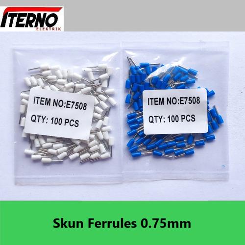 Jual Skun Kabel Ferrules 0.75mm E7508 Warna - Putih - Kota Tangerang ...