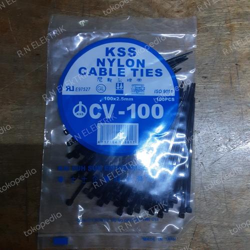 Jual kabel ties KSS CV-100 2,5 x 100 (10cm) HITAM - Jakarta Pusat - R.N ...