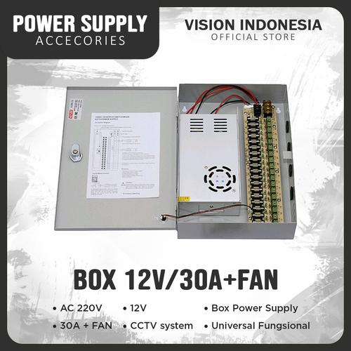 Jual BOX POWER SUPPLY / POWER SUPPLY BOX 30A+FAN - Jakarta Utara ...