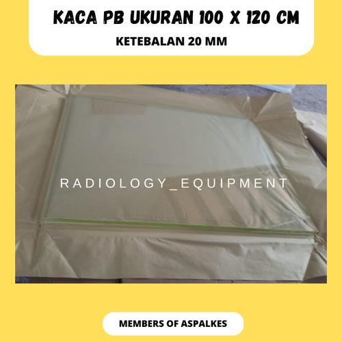Jual KACA PB RADIOLOGI XRAY CT SCAN MRI UKURAN 100X120 CM TEBAL 20MM ...