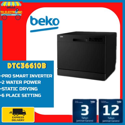 Jual Diswasher Table Top Beko DTC36610B | Beko DTC 36610 B | 6 place ...