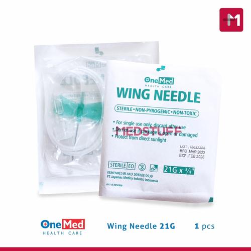 Jual Needle Wing 21G Onemed Wing Needle 21G Onemed Wing Needle Onemed 21G - Jakarta Barat ...