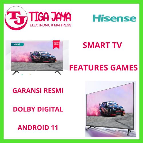 Promo HISENSE 40E5G LED TV 40 INCH ANDROID 11 FHD SMART TV LED TV ...