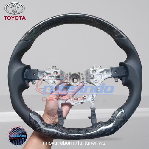 Jual lingkar stir forged carbon toyota innova reborn/vrz carbon - Kota ...