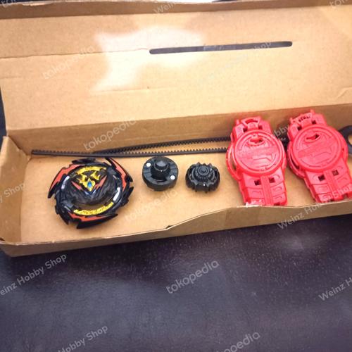 Jual Beyblade Burst QuadDrive DB - Dynamite Bellial Hasbro + 2 Launcher ...