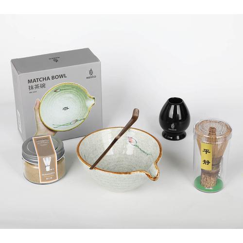 Jual Paket Matcha Japanese Tea Ceremony Chawan Chasen Spoon Stand Teh ...