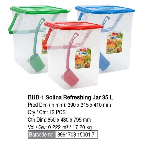Jual BASIC HOME Solina Tempat Es Buah + Gayung 35 Liter Tempat Minuman ...