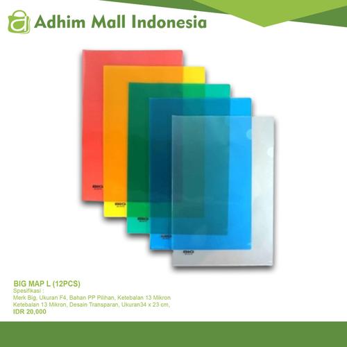 Jual Big Map L Map Dokumen Map Bening isi 12 Pcs - Kota Surabaya - CV ...