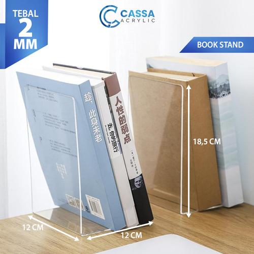 Promo AKRILIK PEMBATAS BUKU / ACRYLIC BOOK STAND / PEMBATAS BUKU ...