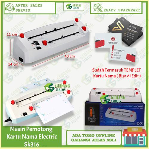 Jual Mesin Pemotong Kartu Nama | Electric Card Cutter A4 | Id Card ...