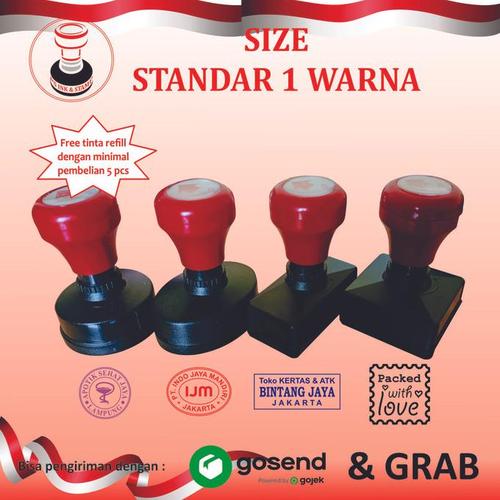 Jual New Stempel Otomatis Warna Size Standar 1 Warna - Jakarta Selatan ...