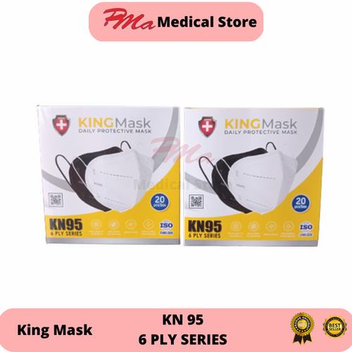 Jual Masker KN95 King Mask 6Ply Masker Medis Isi 20 pcs/ Box - Kab ...