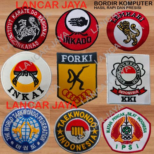 Jual LOGO FORKI INKAI INKADO IPSI KARATE SILAT TAEKWONDO BELADIRI ...