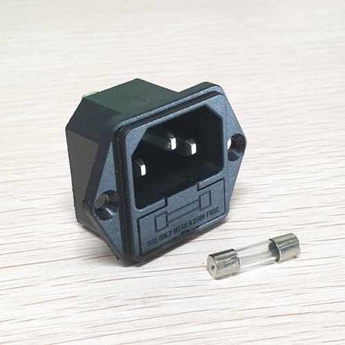 Jual Soket AC input 3 pin Soket ac inlet fuse - Jakarta Barat - mega ...