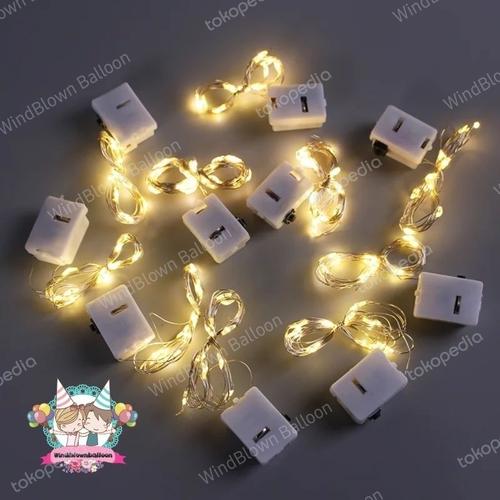 Jual Windblown Fairy String Light/Lampu LED Kawat Baterai/Tanpa Kabel ...