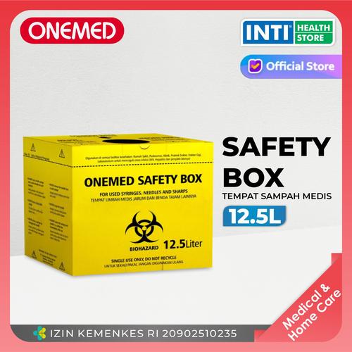 Jual Onemed | Safety Box 12,5 Liter | Tempat Sampah Medis - Kota Bandung - Inti Health Store ...