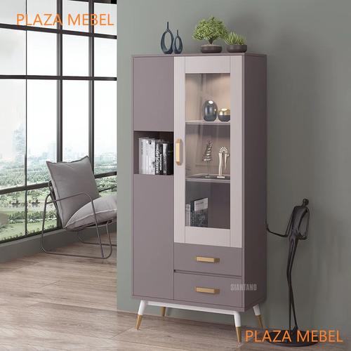 Jual Buffet Lemari Rak Display RD VOLARE 01 Beige Minimalis - Kota ...