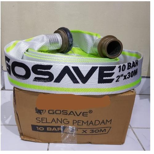 Jual Selang Hydrant GOSAVE Pemadam 10 Bar 2.5 x 30 Meter Coupling ...