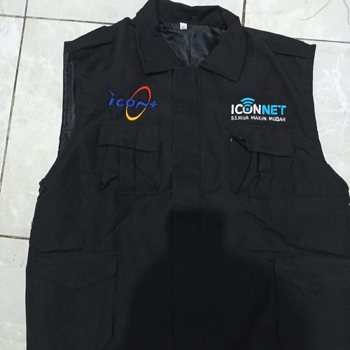 Jual rompi iconnet icon/rompi icon+ /rompi pria/rompi PLN - cream, M ...