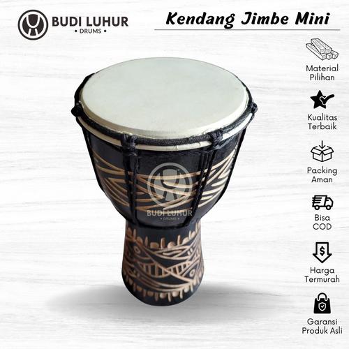Promo Kendang Jimbe Mini Gendang Anak 30cm Hitam Ukir Termurah ...