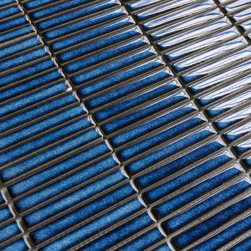 Jual Venus Pottery Striped Deep Ocean - Backsplash Tile - Kota Depok ...