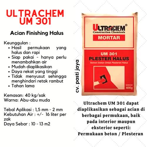 Jual Semen Acian Plester Instan Acian Halus Ultrachem UM 301 - Kota Semarang - PastiJaya ...