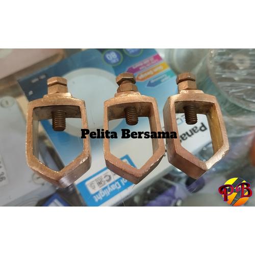 Jual Klem Cincin 1 Inch / Ground Rod Grounding Clamp 1 Inch - Jakarta ...