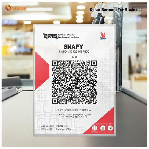 Promo STIKER BARCODE QRIS - Jakarta Selatan - Snapy | Tokopedia
