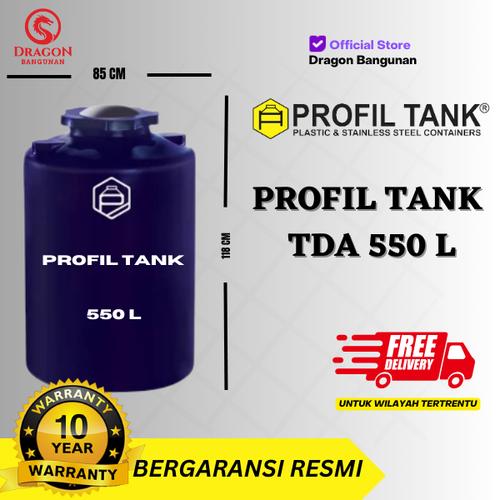 Jual TANGKI AIR PLASTIK PROFIL TANK TDA 550 LITER - TOREN AIR PROFIL ...