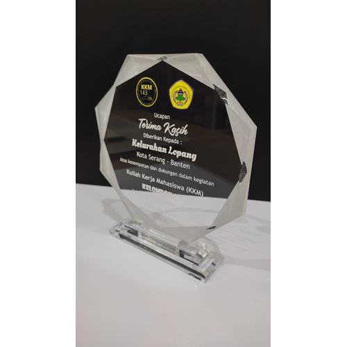 Jual Piala Penghargaan Trophy Akrilik Plakat Acrylic - Plakat Bevel ...